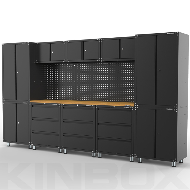 14 Pieces The Best Popular Garage Workbench And Storage - Kinbox Tools